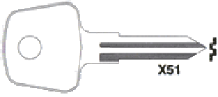 Key blank set for MG MGB Midget 70 - 77 with original locks still in ...